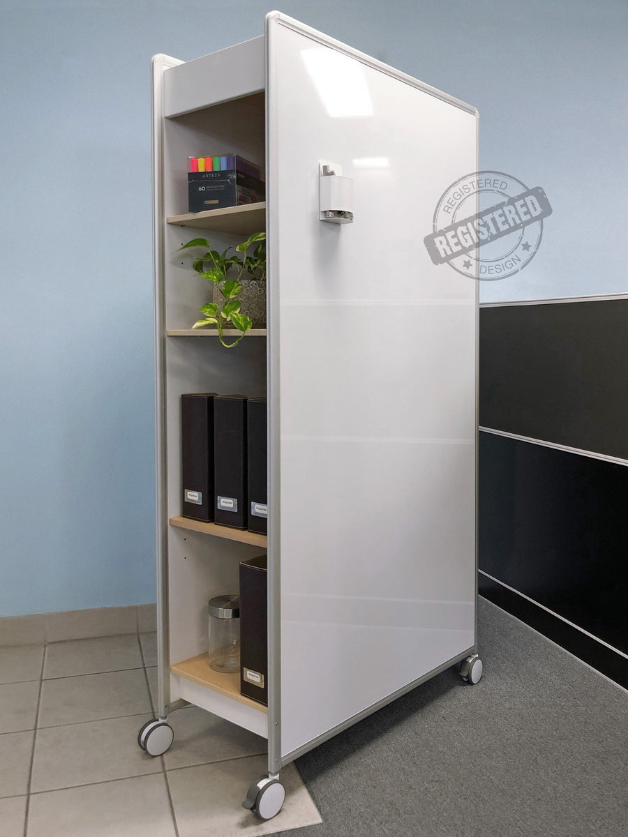 HUDDLE / DOUBLE MOBILE WHITEBOARD Sydney – Equip Office Furniture