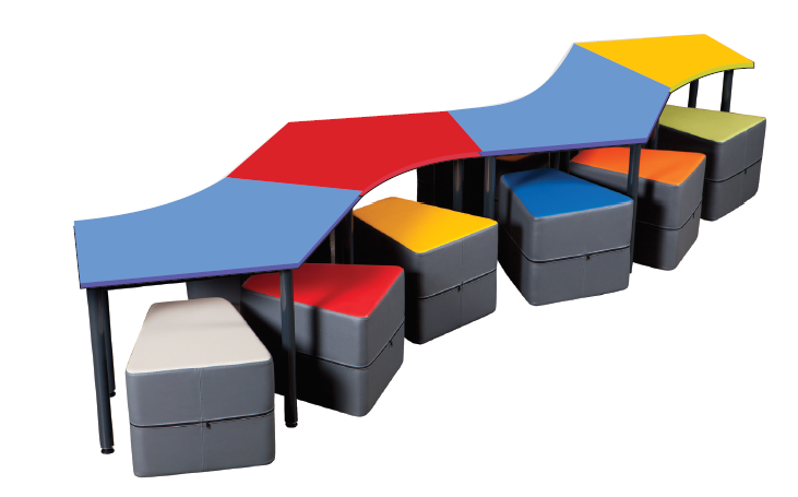 PENTAGON COLLABORATIVE TABLE Sydney – Equip Office Furniture