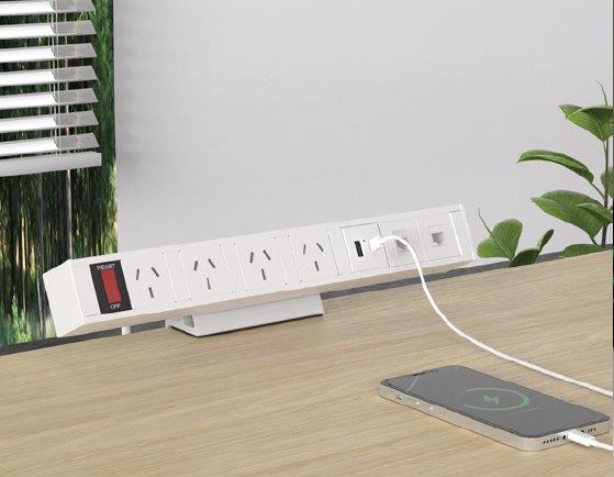 DESKTOP POWER RAIL Sydney – Equip Office Furniture